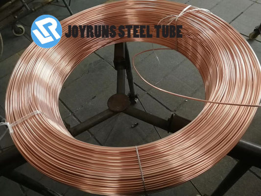 BHG2 Double Wall Steel Tube ASTM A254-97 4*0.6mm Bending Copper Bundy Pipe