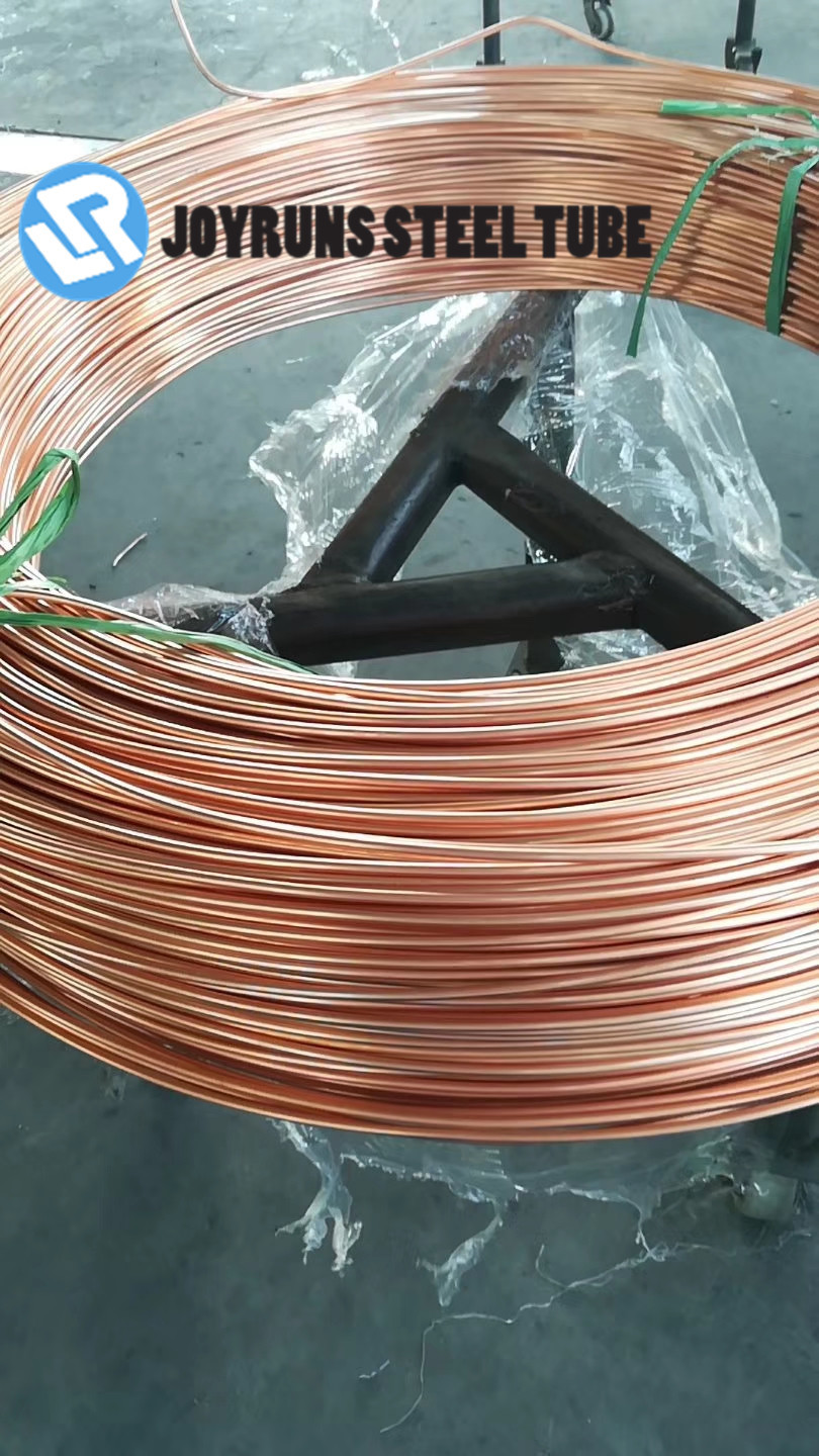 4.76*0.5MM Steel Bundy Tube ASTM A254 DC 04 Copper Coated Carbon Welded ...