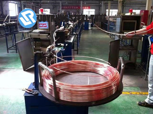BHG2 Double Wall Steel Tube ASTM A254-97 4*0.6mm Bending Copper Bundy Pipe
